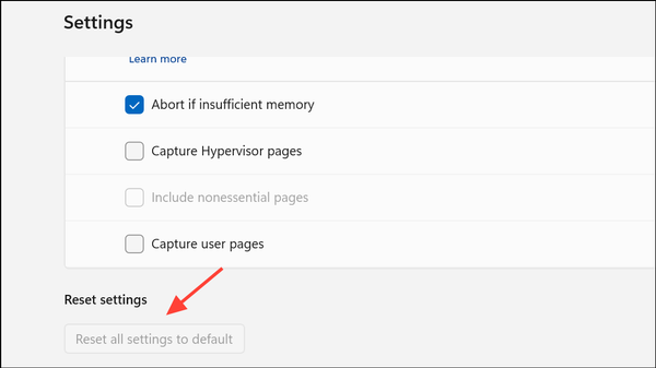 Reset Task Manager to Default Settings in Windows 11