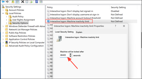 Change Screensaver Timeout Settings in Windows 11