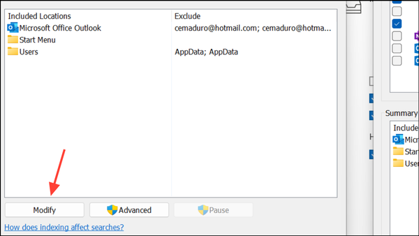 How to Rebuild Outlook Search Index