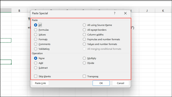 How to Fix Microsoft Excel Not Pasting Data