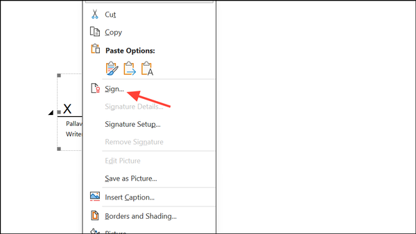 How to Fix Signature Not Appearing in Microsoft Word