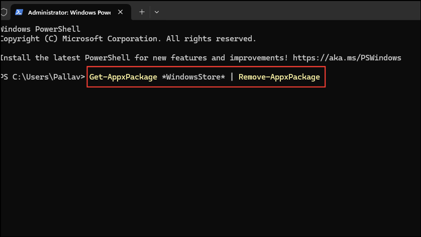 How to Fix Microsoft Store Error 0x00000190 in Windows 11