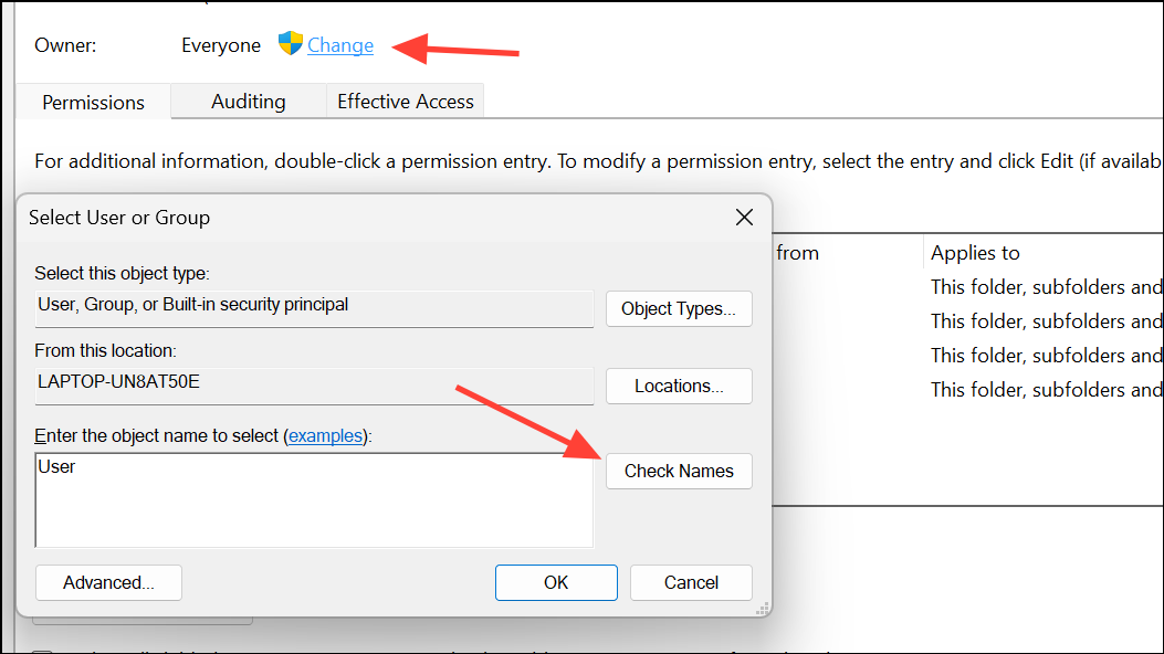 How to Access Denied Restricted Folder in Windows 11
