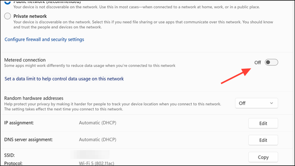 How to Fix Setup Incomplete Because of a Metered Connection Error in Windows 11