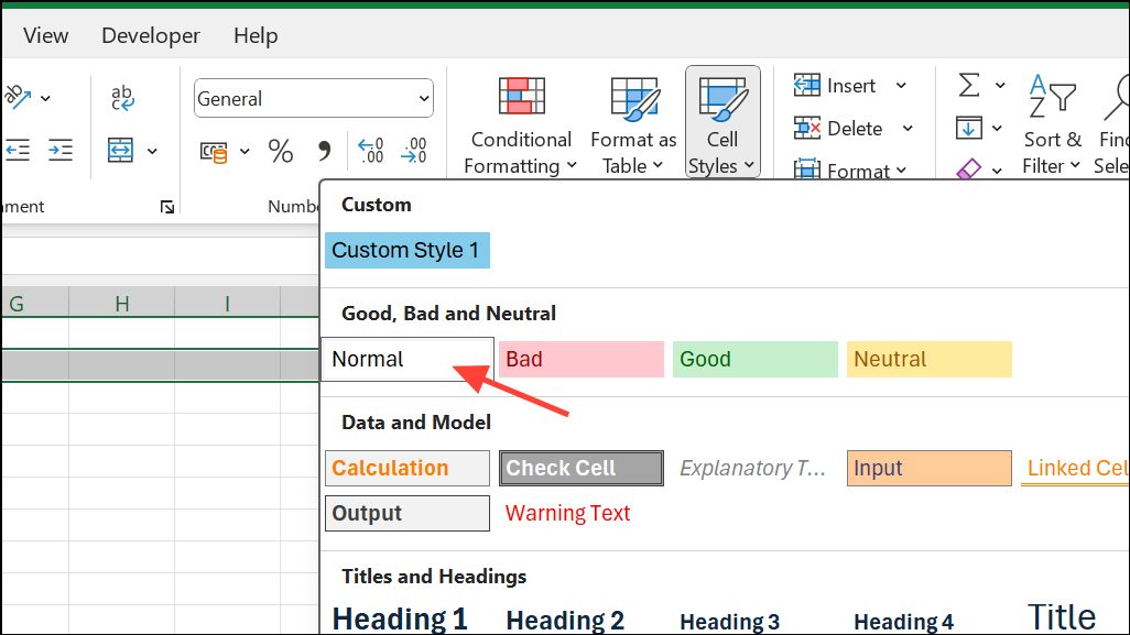 How to Use the Cell Style Feature in Microsoft Excel