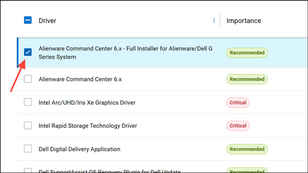 Download and Install Alienware Command Center on Windows 11