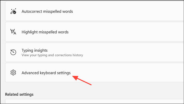 How to Change the Default Language Shortcut in Windows 11