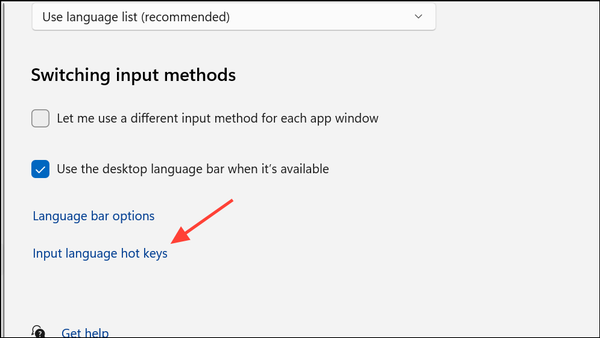 How to Change the Default Language Shortcut in Windows 11