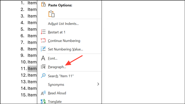 How to Restart Numbering in Microsoft Word