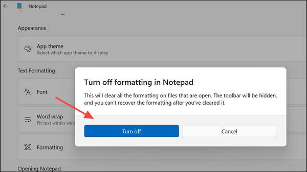 How to Remove Text Formatting in Notepad on Windows 11