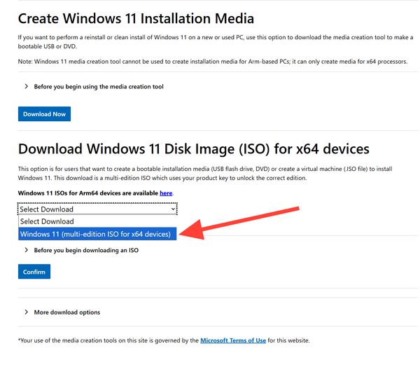 Windows 11 25H2 ISO (64‑bit) — how to download from Microsoft