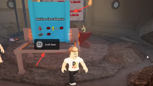 99 Nights in the Forest — Meteor Anvil and Obsidiron chest guide