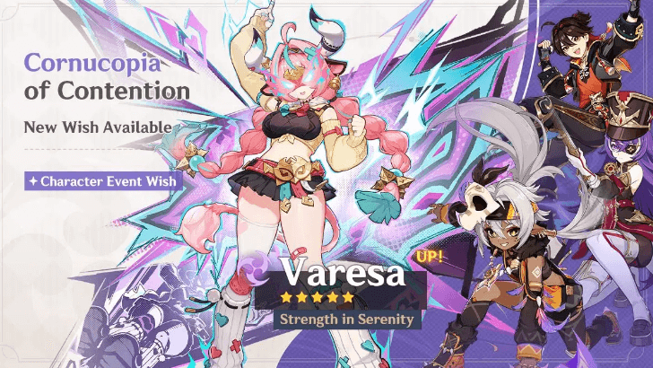 Genshin Impact Luna 3 Phase 2 banners bring back Varesa and Xilonen with stacked 4‑stars