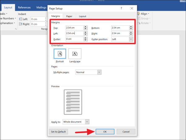 How to Change Margins in Word