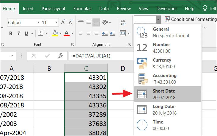 How to Convert Text to Date in Excel