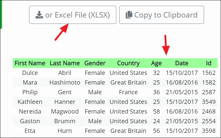 How to Convert Json to Excel