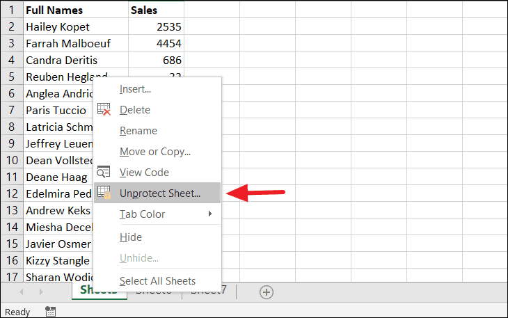 How to Unprotect an Excel Sheet or Workbook With or Without Password