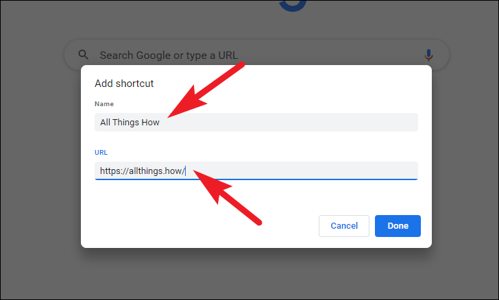 How to Add Shortcut to Google Chrome Homepage