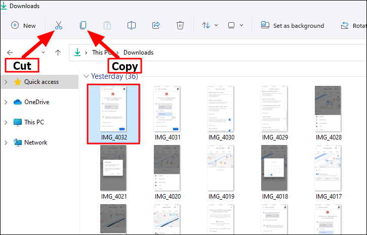 How to Cut, Copy and Paste Files in Windows 11