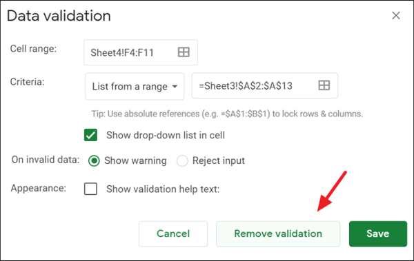 How to Insert a Drop Down Menu in Google Sheets