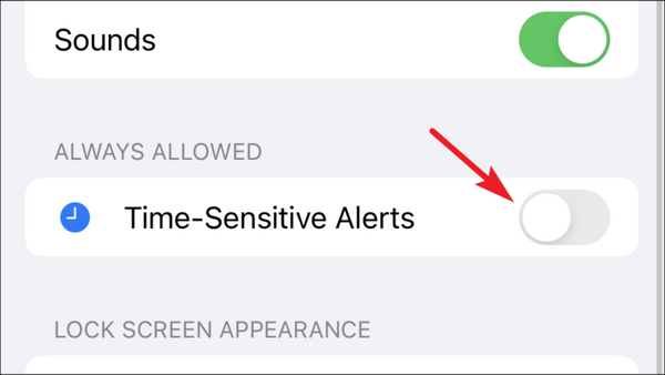 How to Enable or Disable Time-Sensitive Notifications on iPhone