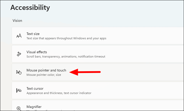 How to Change Mouse Pointer (Cursor) Color and Size in Windows 11