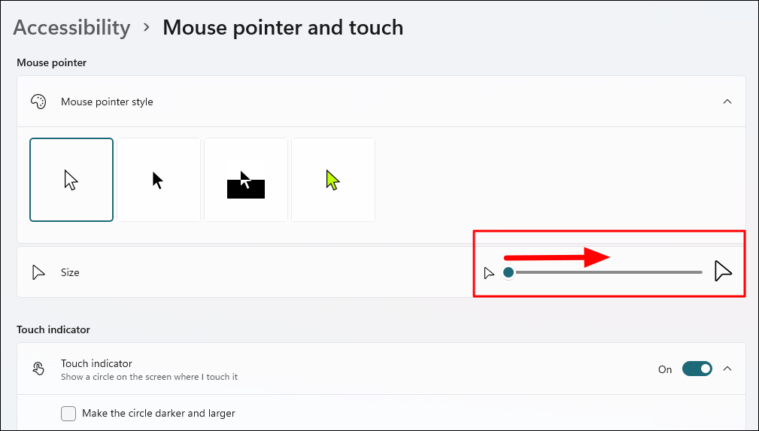 How to Change Mouse Pointer (Cursor) Color and Size in Windows 11