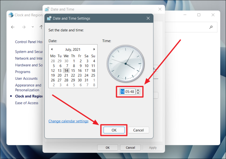 How to Change Time on Windows 11
