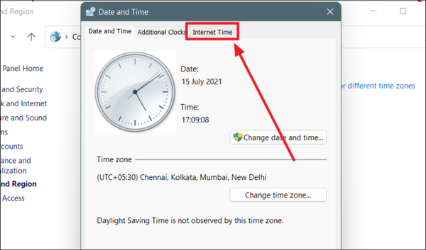 How to Change Time on Windows 11