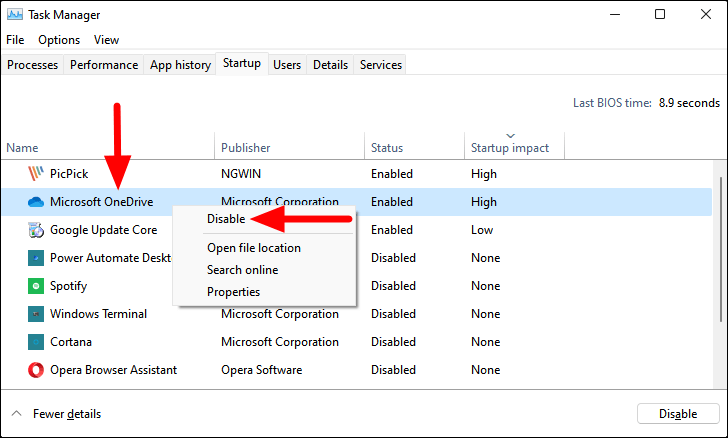 How to Disable Startup Programs in Windows 11