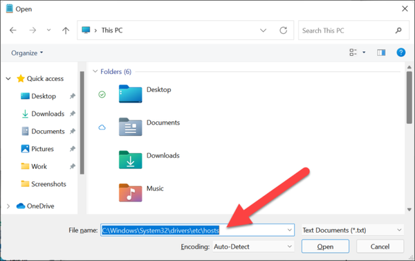 How to Edit Hosts File in Windows 11