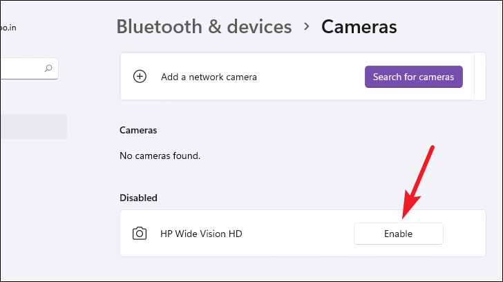 How to Enable or Disable Camera in Windows 11