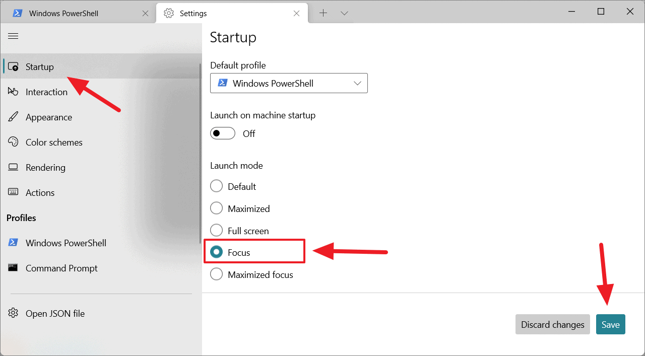 How to Enable or Disable (Exit) Focus Mode in Windows Terminal