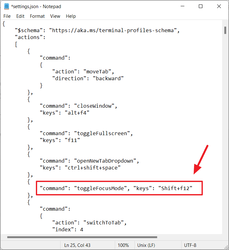 How To Enable Or Disable Exit Focus Mode In Windows Terminal