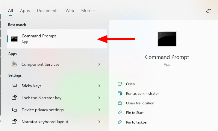 How to Open Command Prompt (CMD) in Windows 11