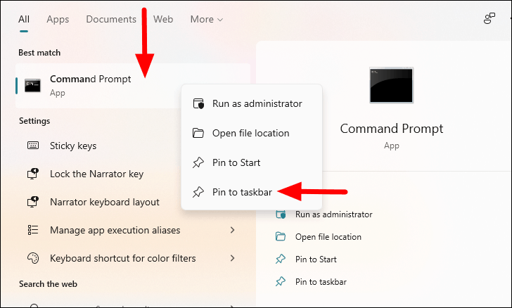 How to Open Command Prompt (CMD) in Windows 11