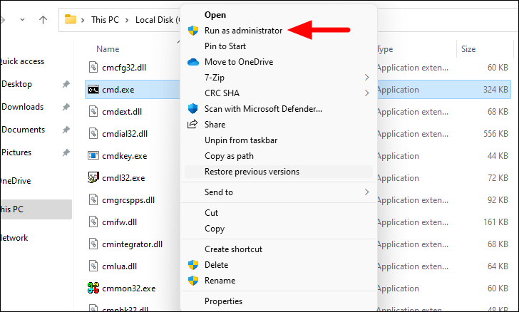 How to Open Command Prompt (CMD) in Windows 11