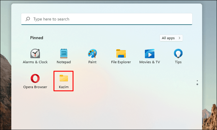 How to Pin Files and Folders to Start Menu in Windows 11