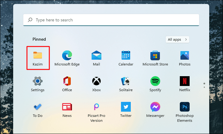 How to Pin Files and Folders to Start Menu in Windows 11