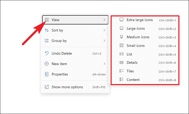 How to Quickly Show Files in List View or Large Icons (Thumbnails) in ...
