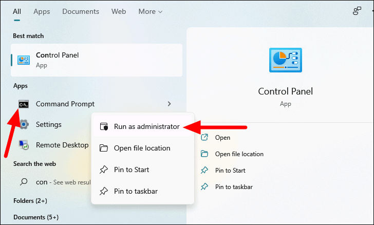 How to 'Run as Administrator' on Windows 11