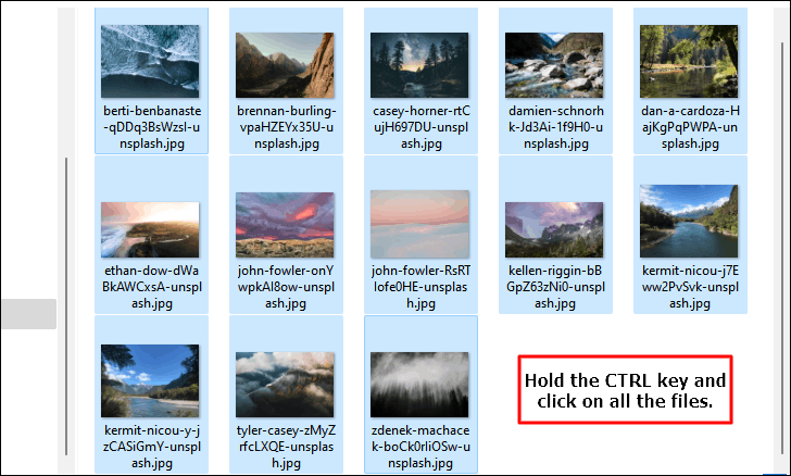 How to Select All Files in Windows 11