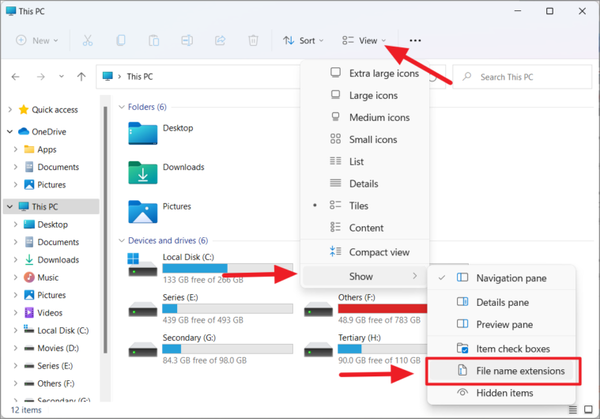 How to Change File Type in Windows 11