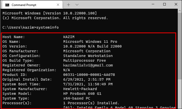 How to Check Computer Specs in Windows 11
