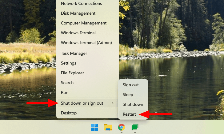 How to Restart Windows 11