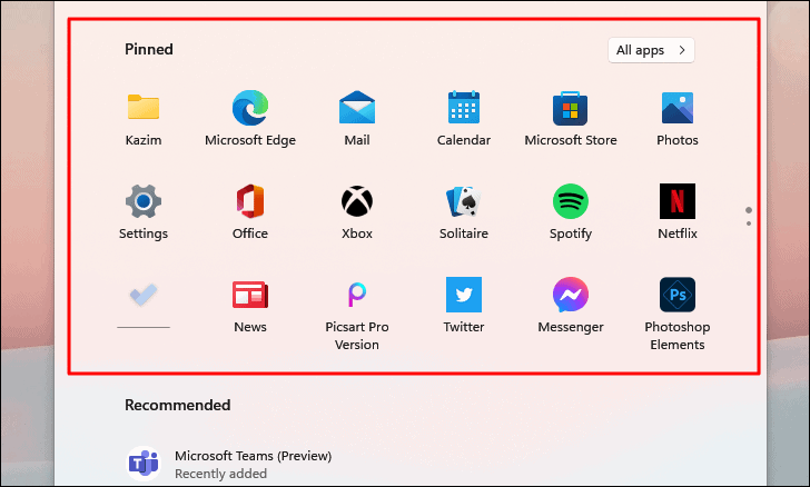 How to Use the Windows 11 Start Menu
