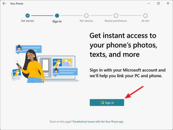 How to Connect and Sync an Android Phone to a Windows 11 PC using 'Your ...