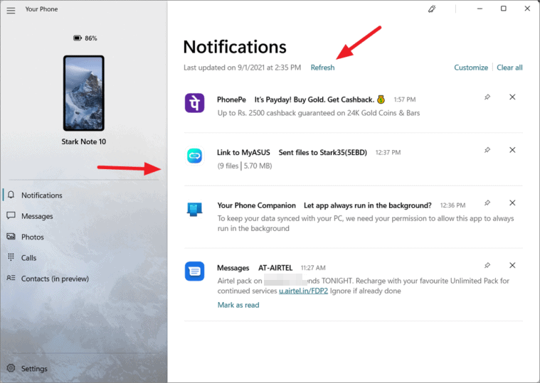 How to Connect and Sync an Android Phone to a Windows 11 PC using 'Your ...