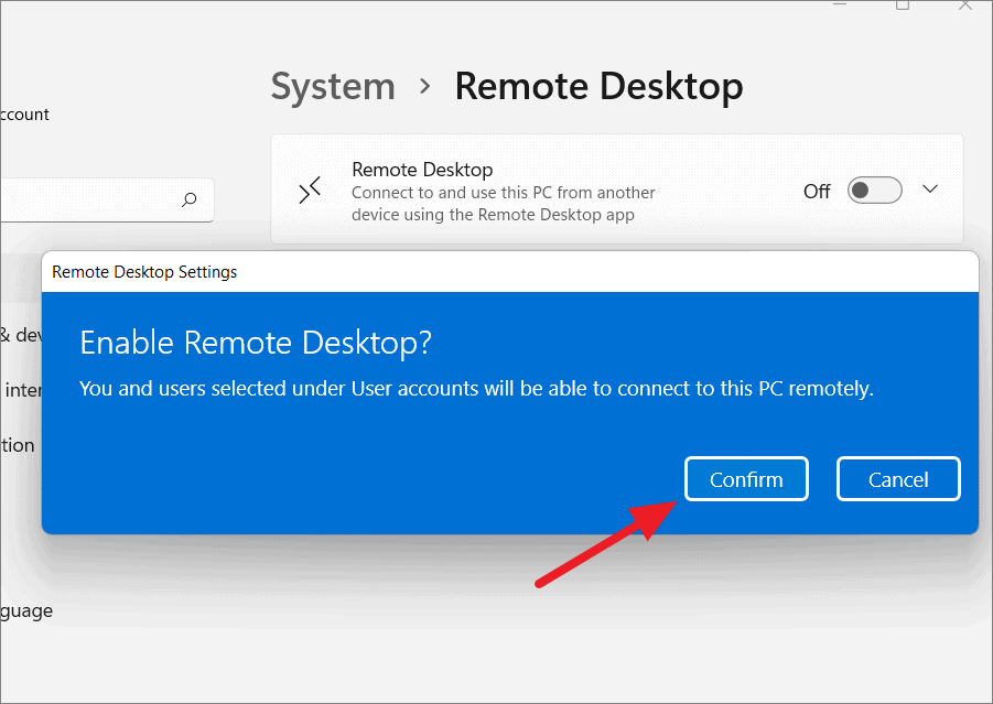 How to Enable and Use Remote Desktop on Windows 11