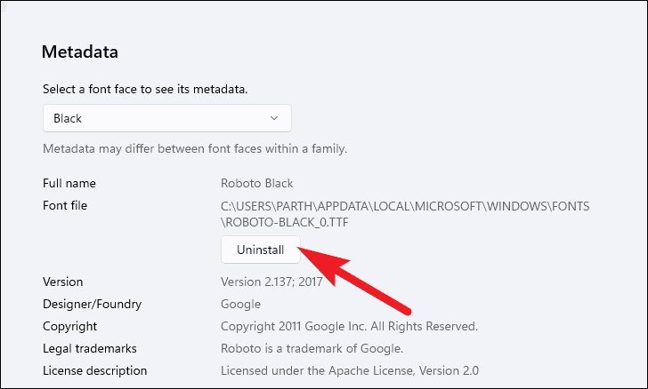 How to Install or Uninstall Fonts on Windows 11